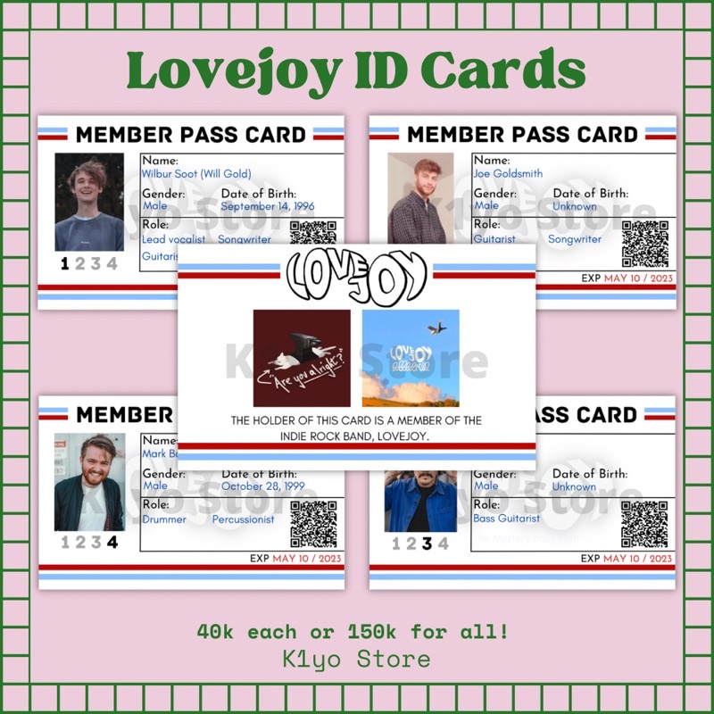 Jual Lovejoy ID Card | Shopee Indonesia