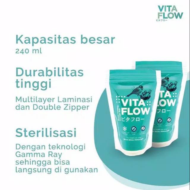 Jual vita flow kantong asi 240ml isi25 | Shopee Indonesia