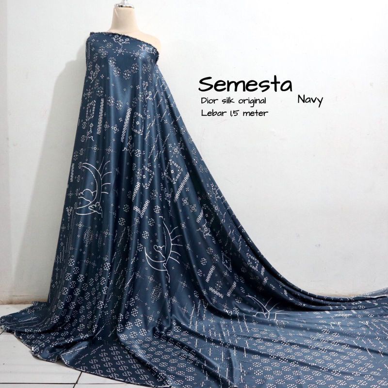 Jual kain semesta // bahan silk // real pict // original | Shopee Indonesia