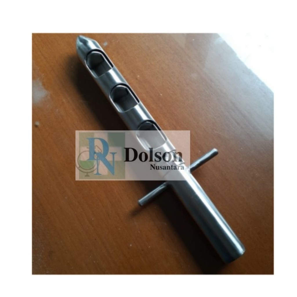 Jual Seed Trier Sampler Stainless Steel Tusukan Beras Mini Alat ...