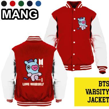 Jual BTS BT21 Jaket Varsity - Jacket - Kpop Korea Boyband | Shopee ...