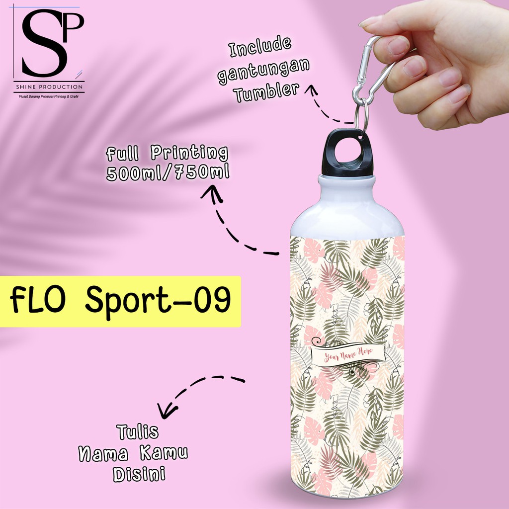 Jual Tumbler Bunga Botol Minum Sport Motif Bunga | Shopee Indonesia