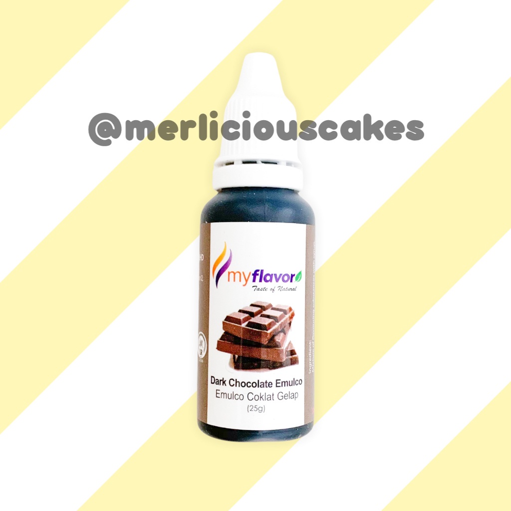 Jual My Flavor Dark Chocolate Emulco Perasa dan Pewarna Makanan ...