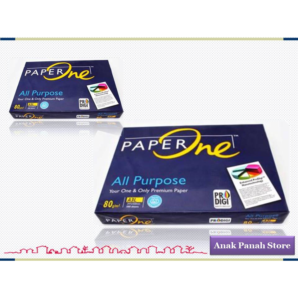 Jual Kertas HVS A3 80 gram Paper One | Shopee Indonesia