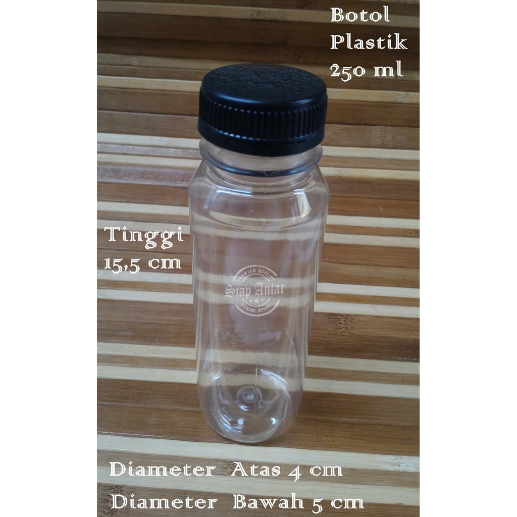 Jual Botol Plastik Tebal 250ml Kopi Susu Jus | Shopee Indonesia