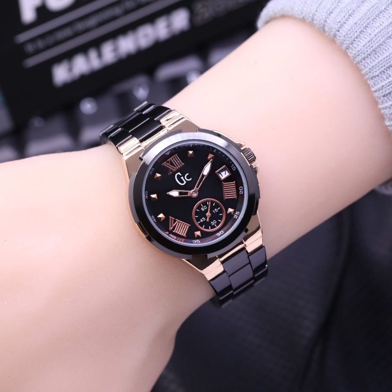 Jual COD JAM TANGAN GUESS COLLECTION WANITA GC HC5122 ANTI AIR ROMAWI ...