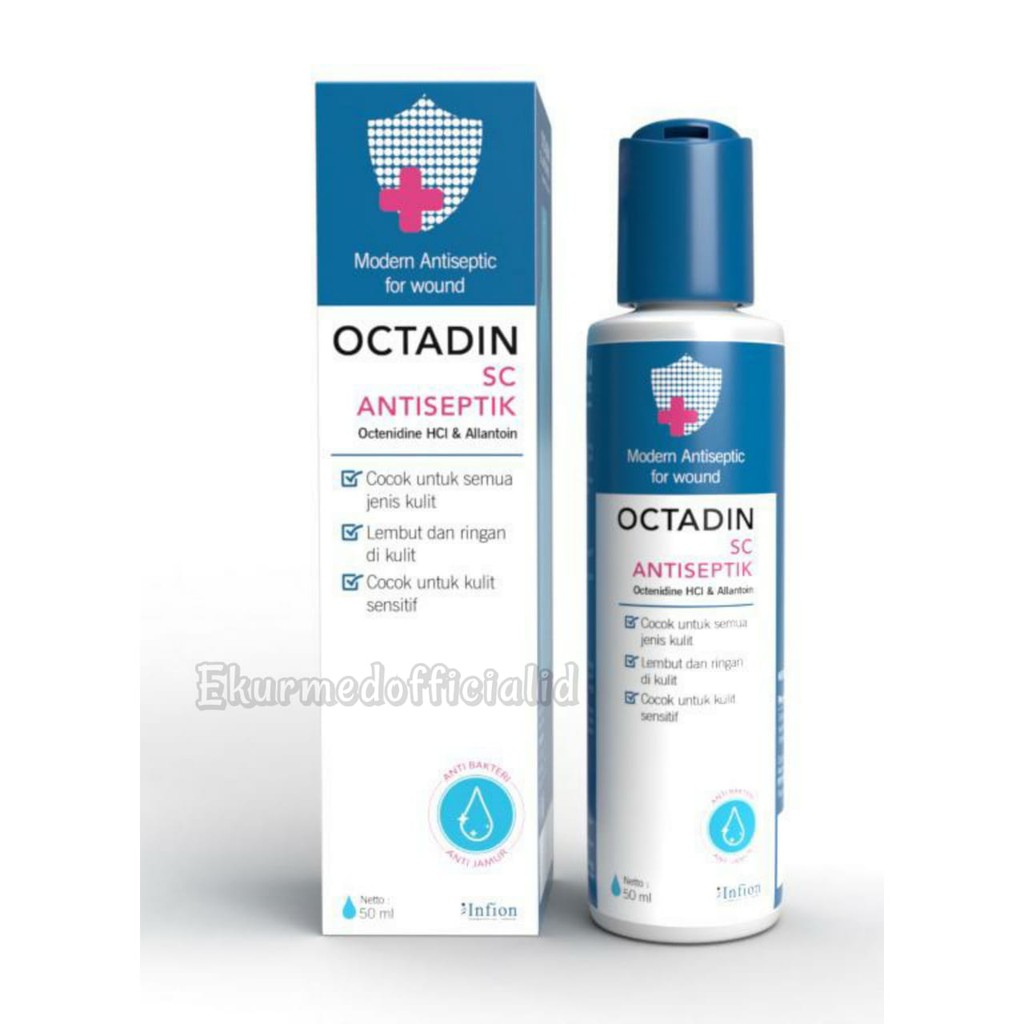 Jual OCTADIN SC (Skin Cleanser) - Sabun Antiseptik Pembersih Kulit 50mL ...