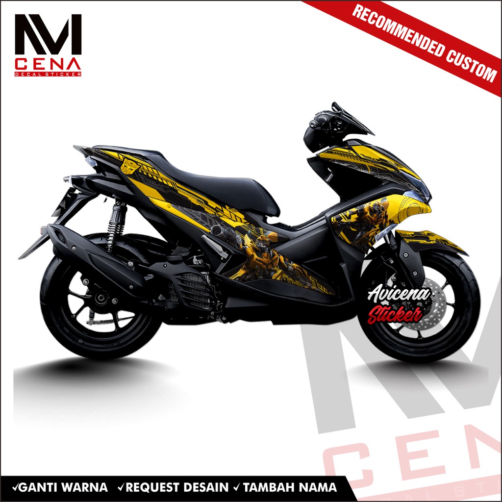 Jual Sticker Decal Aerox 155 Decal Sticker Aerox 155 Striping Aerox ...