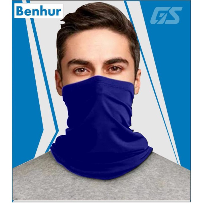 Jual Buff masker pelindung wajah anti UV polos berbagai varian warna ...