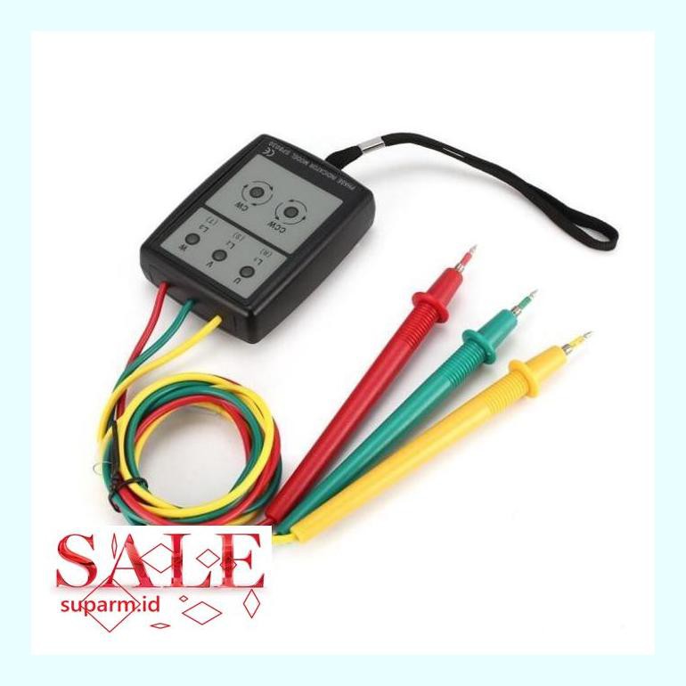 Jual 0Sunsa0S Digital 3 Three Phase Indicator Rotation Sequence Meter ...
