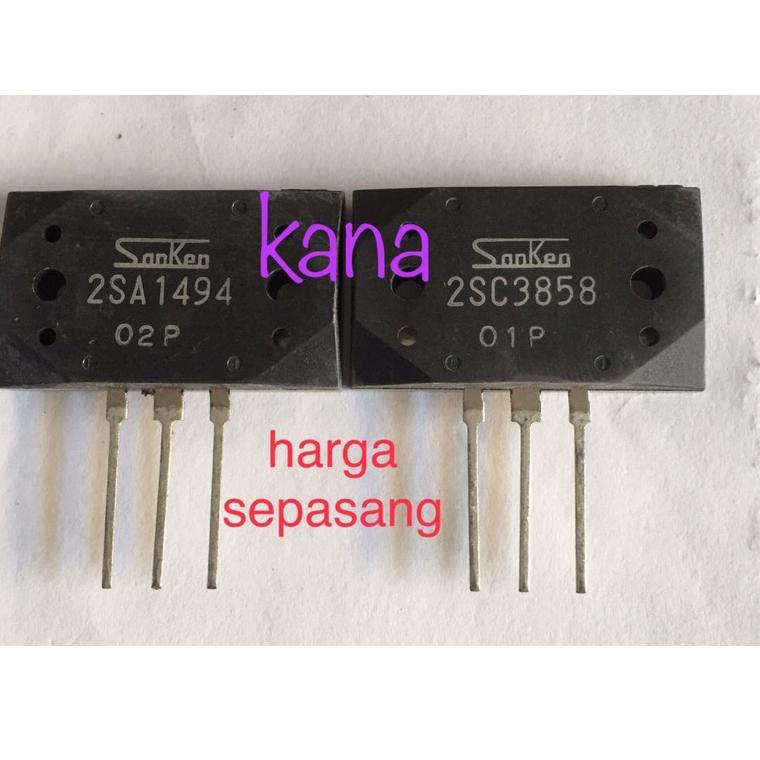 Jual Produk Terbaek / QnV Transistor Sanken 2SA1494 2SC3858 Original ...