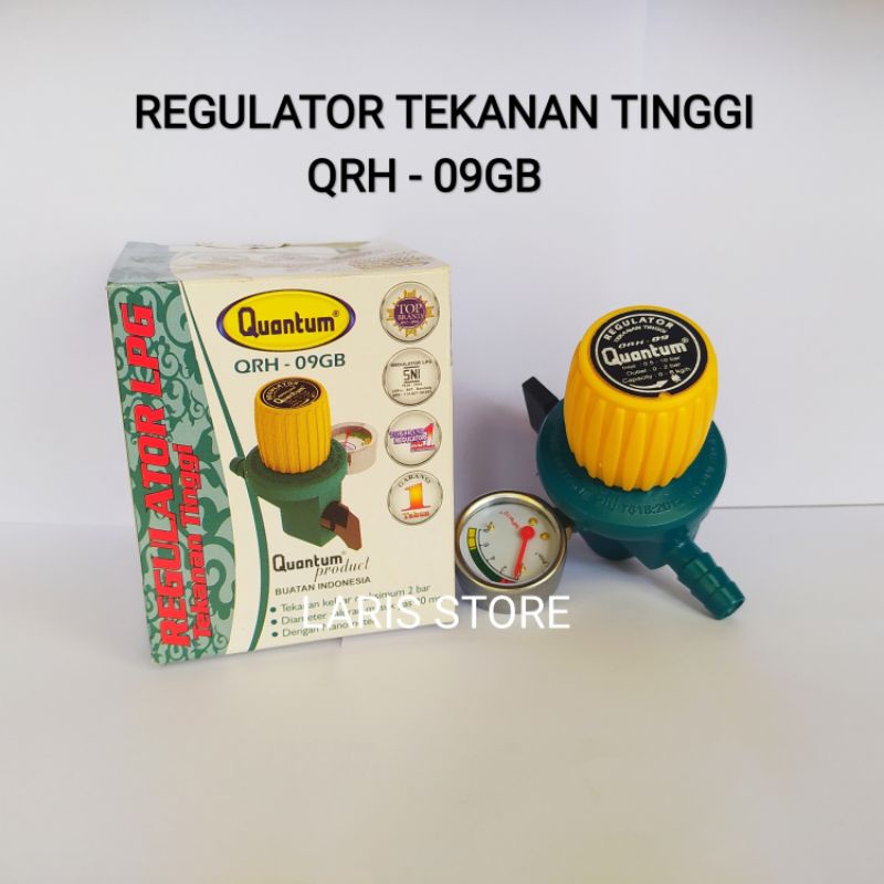 Jual Regulator Gas Tekanan Tinggi Quantum QRH-09 Original Regulator ...