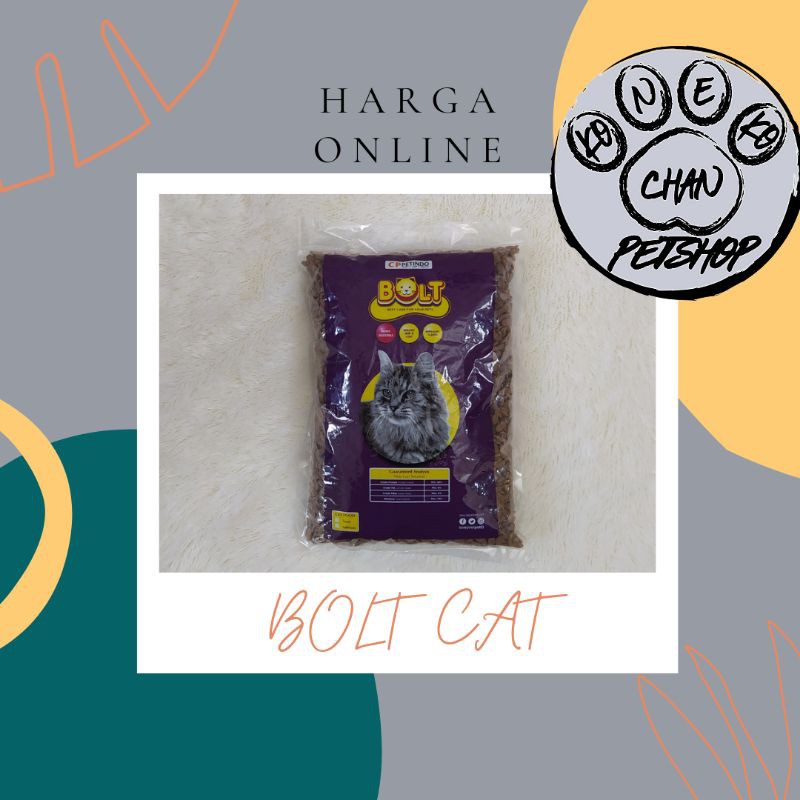 Jual MAKANAN KUCING CATFOOD CAT FOOD BOLT IKAN DONAT 1KG 1 KG | Shopee ...