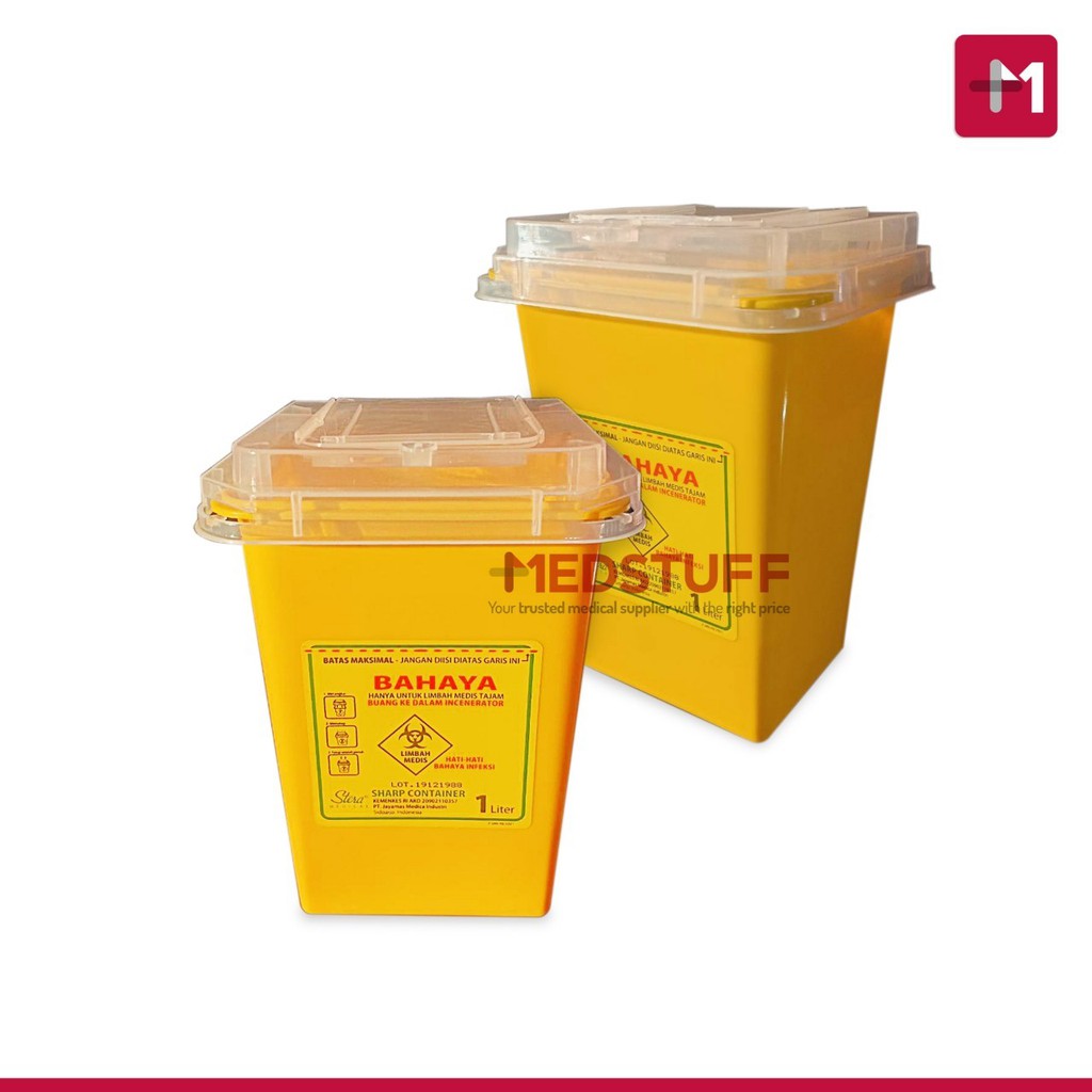 Jual Sharp Container 1L Tempat Limbah Tajam Medis | Shopee Indonesia