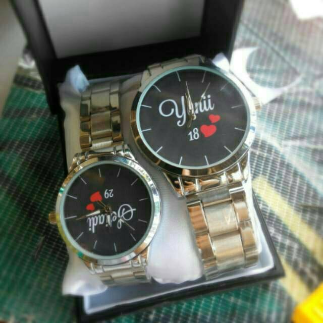 Jual Jam Tangan Custom Nama/Foto/Gambar/Logo | Shopee Indonesia