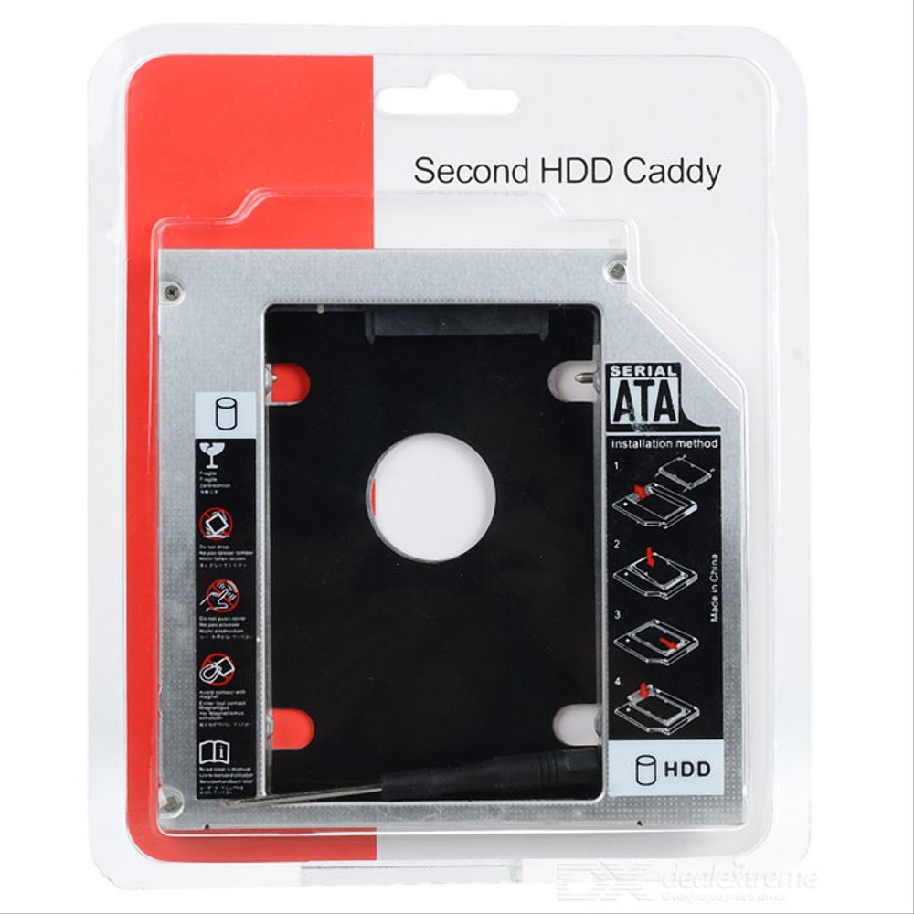 Jual SSD HDD Caddy Tebal 12.7mm Hardisk Rack Cady Sata to Sata | Shopee ...