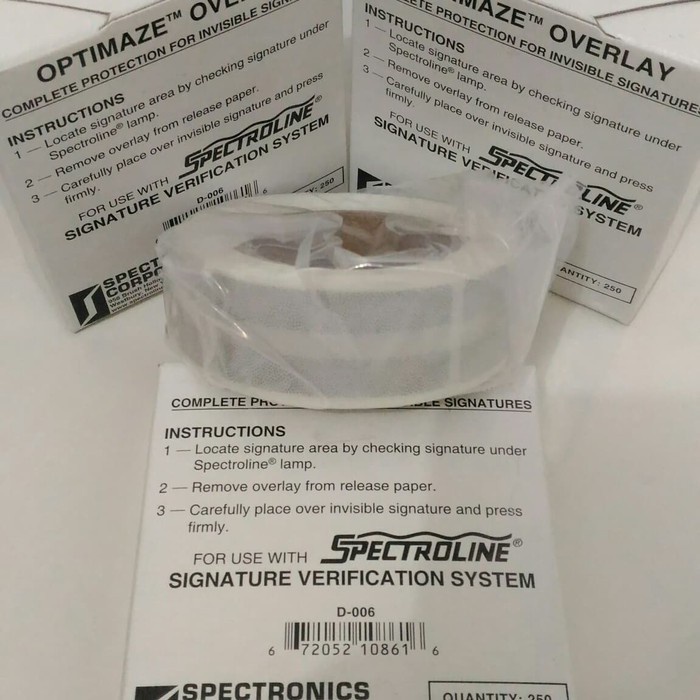 Jual Spectroline Overlay Signature Roll | Shopee Indonesia