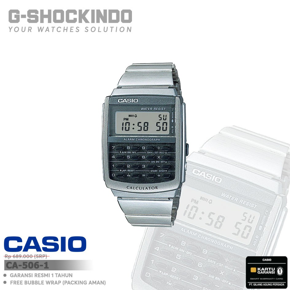 Jual Casio General CA-506-1 / CA-506-1DF Original | Shopee Indonesia