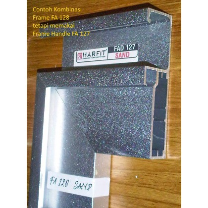 Jual Profil FA 128 Frame Aluminium Utk Pintu Cabinet Wardrobe - Kitchen ...