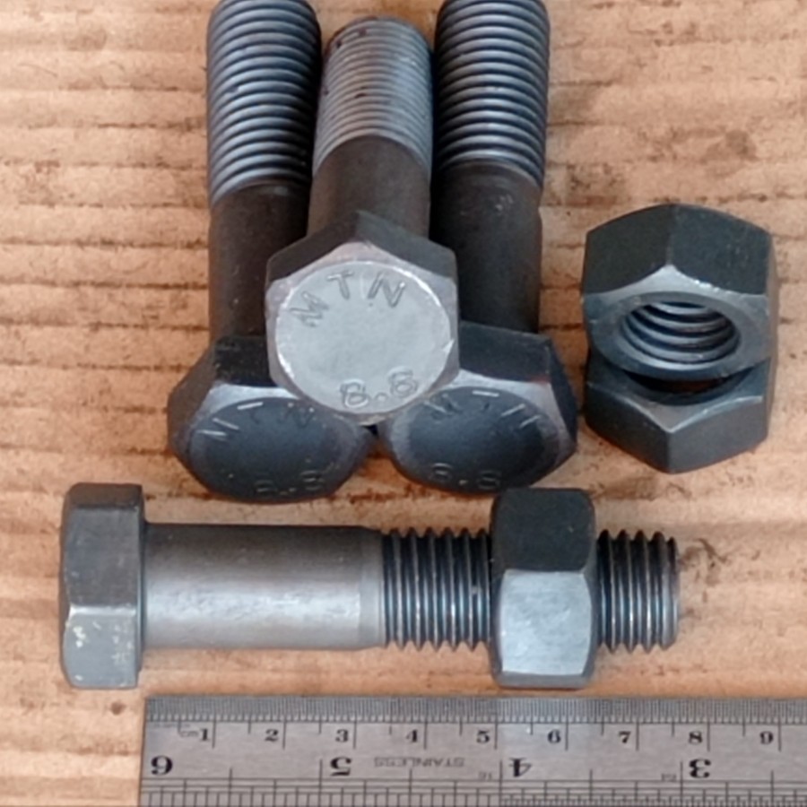 Jual BAUT BAJA M16 X 75 HTB GRADE 8.8 M16X75 KUNCI 24 PANJANG 7,5CM 7,5 ...