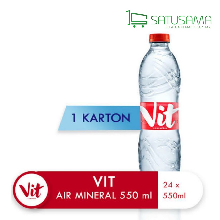 Jual VIT 550 ML 1 KARTON isi 24 Botol | Shopee Indonesia