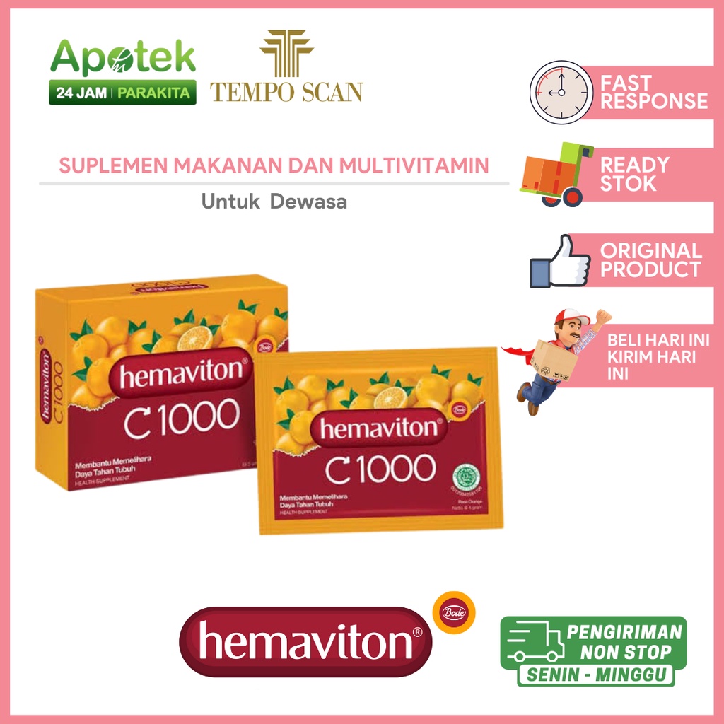 Jual Hemaviton C 1000 / Suplemen Makanan dan Multivitamin / Untuk ...