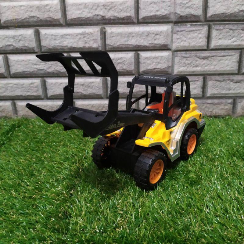 Jual mainan mobil truk traktor buldozer - anak edukatif - edukasi ...