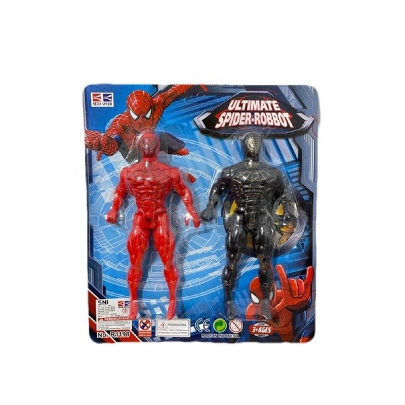 Jual Mainan Robot SpiderMan X Venom Action Figure Marvel Avenger ...