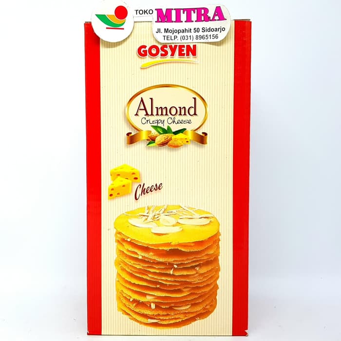 Jual GOSYEN ALMOND CRISPY CHEESE 130gr | OLEH KHAS ASLI SURABAYA ...