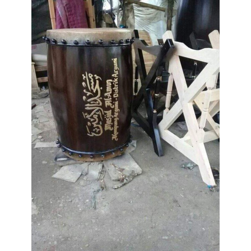 Jual bedug mini (bedug kayu , bedug musholla, bedug masjid , bedug ...