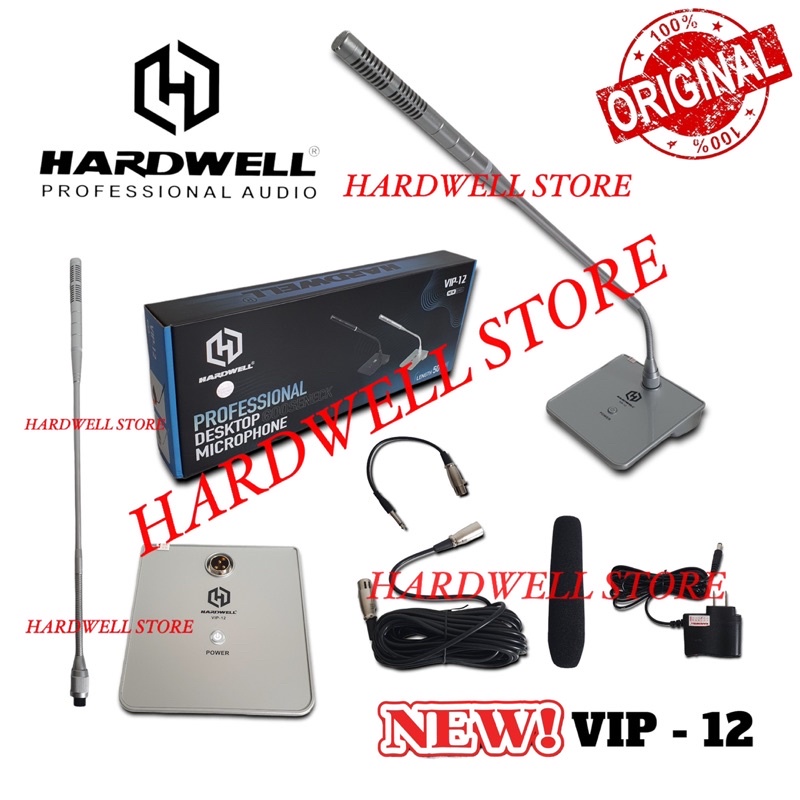 Jual Mic Meja / Mic Podium / Mic Conference Hardwell VIP 12 Original | Shopee Indonesia