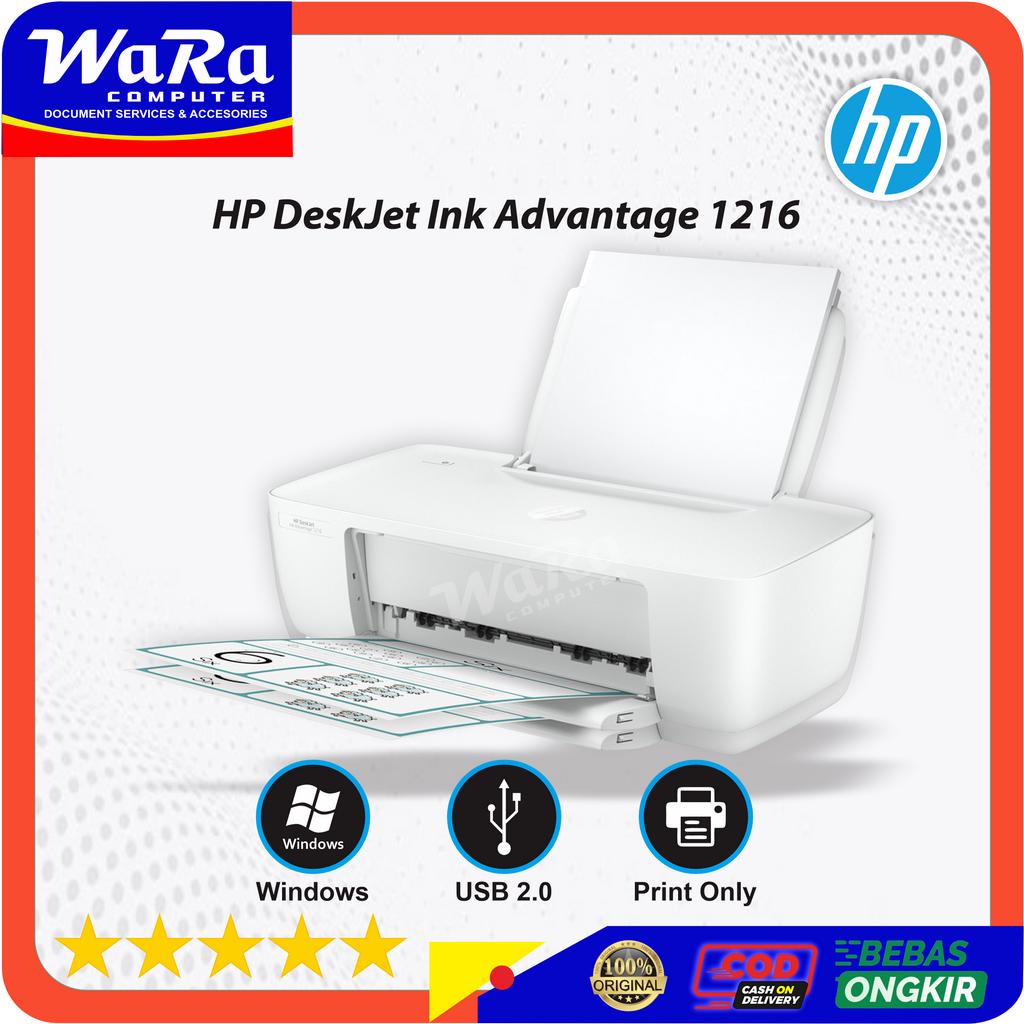 Jual Printer HP DeskJet Ink Advantage 1216 [ORIGINAL] | Shopee Indonesia