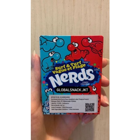 Jual NERDS SURF&TURF / DOUBLE DIPPED / WATERMELON & WILD CHERRY / GRAPE ...