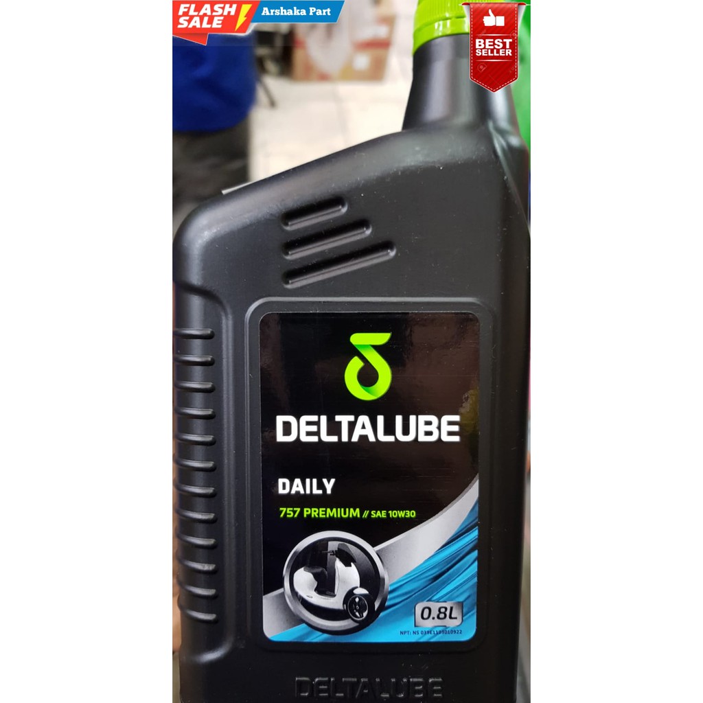 Jual PROMO!!! OLI MESIN MOTOR MATIC DELTALUBE 757 PREMIUM 10W30 0.8L ...
