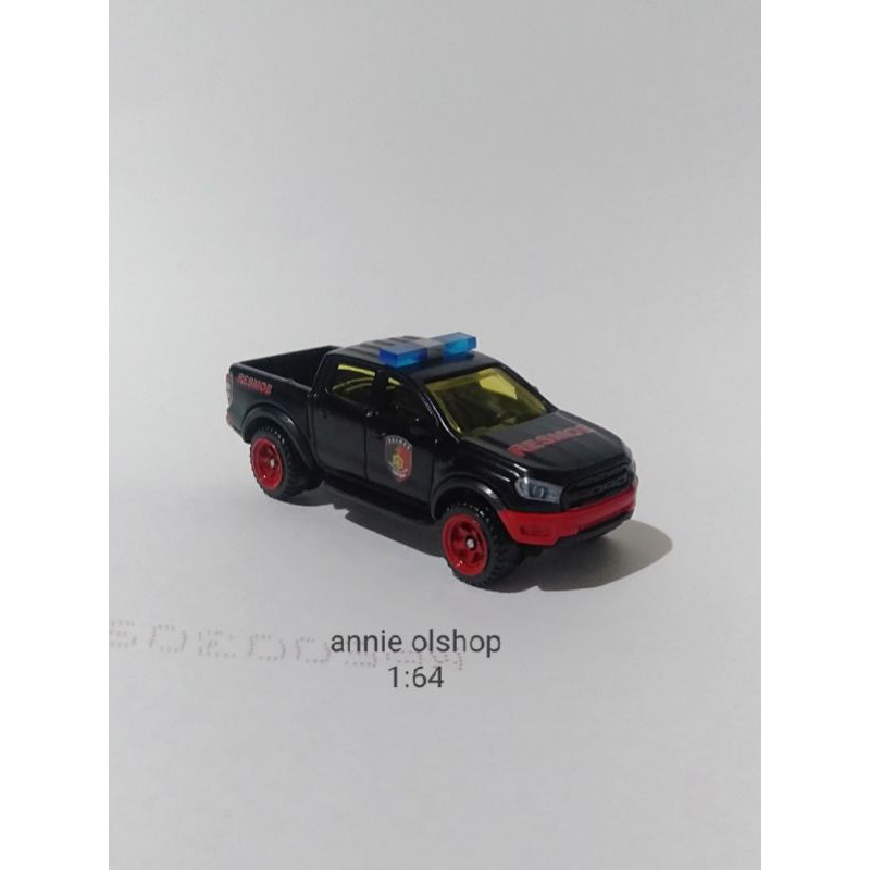Jual diecast hotwheels Ford Ranger raptor custom polisi resmob | Shopee ...