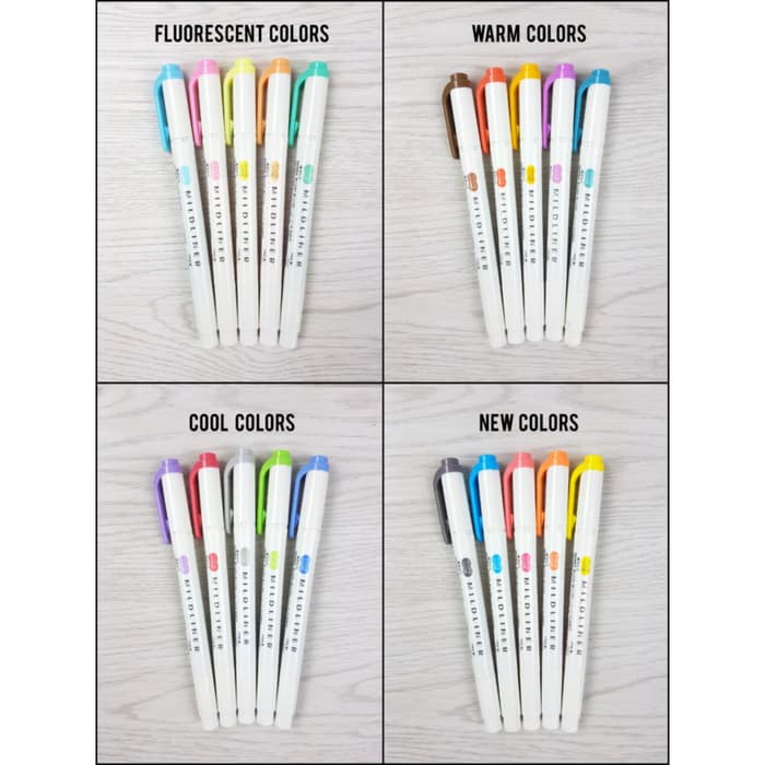 Jual Stabilo Warna Warni - Highlighter - Stabilo Pulpen Zebra Mildliner ...