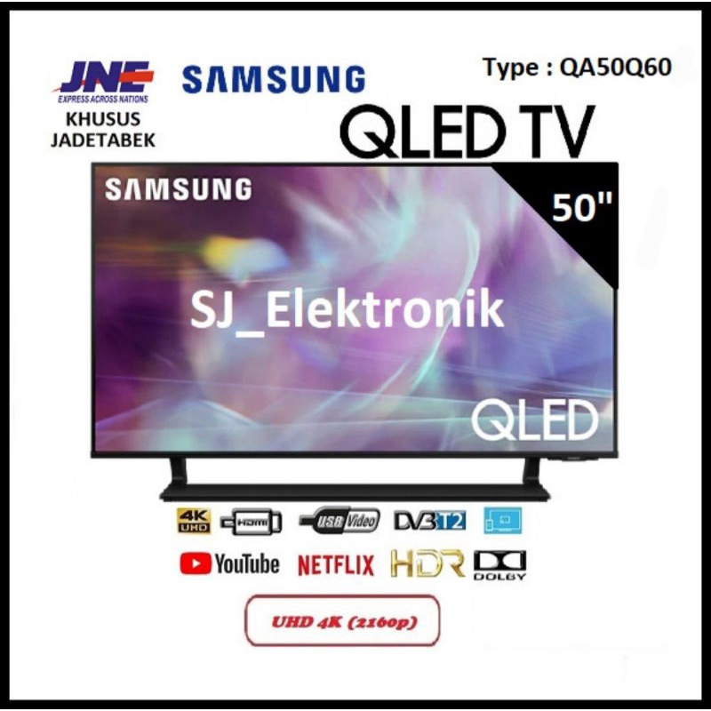 Jual Samsung QLED 50 Inch 50Q60 - 50Q60 SmartTV UHD 4K - QLED 4K ...