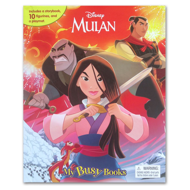 Jual My Busy Book Disney Mulan includes a Storybook, 10 Figurines and a ...