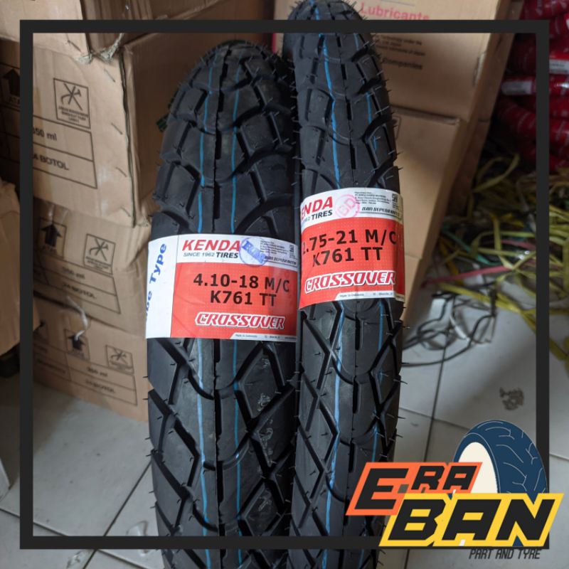 Jual PAKET BAN TRAIL KENDA RING 21 DAN 18 K761 UNTUK CRF WR155 KLX ...