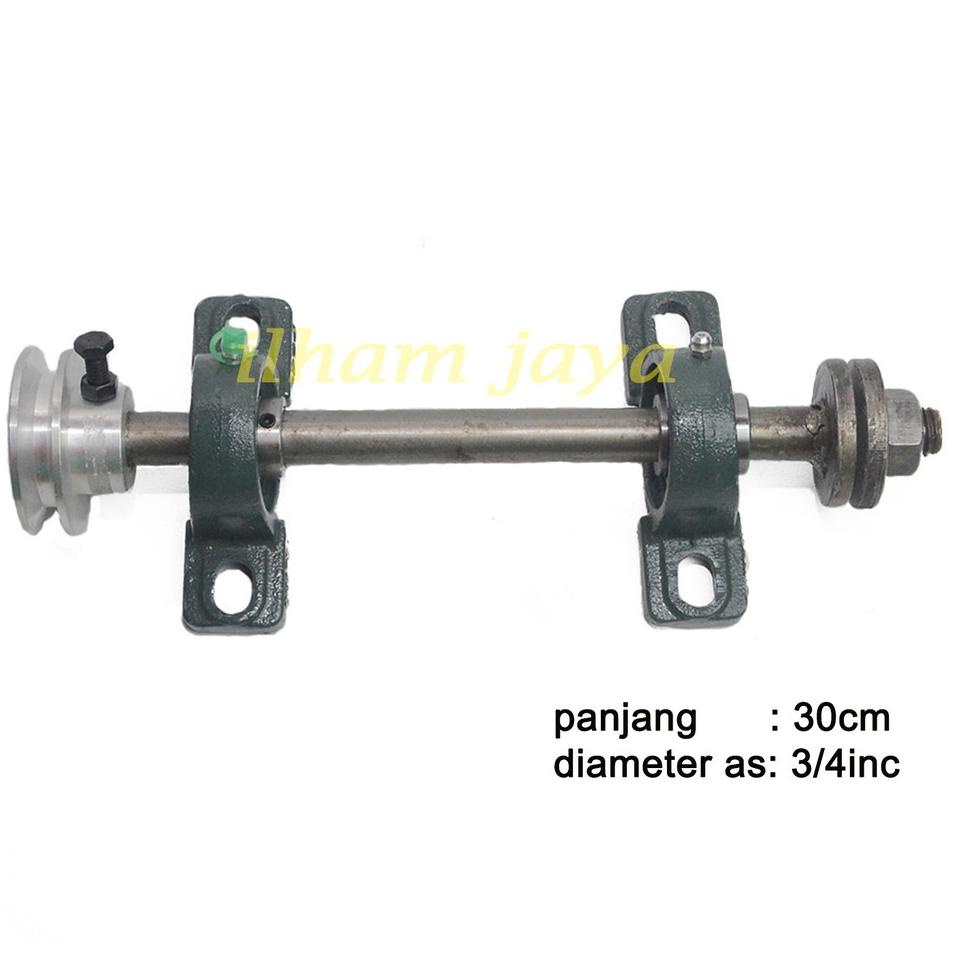 Jual Terbaru As mesin gergaji serkel circle lengkap dengan pulley dan ...