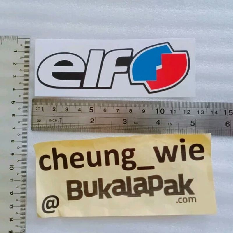 Jual stiker sticker ELF oil Logo Sponsor MotoGP harga 1bh | Shopee ...