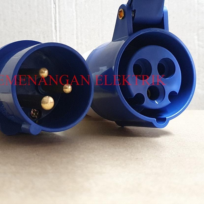 Jual FORT MOBILE SOCKET MOUNTING + PLUG 3 PIN 2 PHASE 16A SET WATERPROOF | Shopee Indonesia