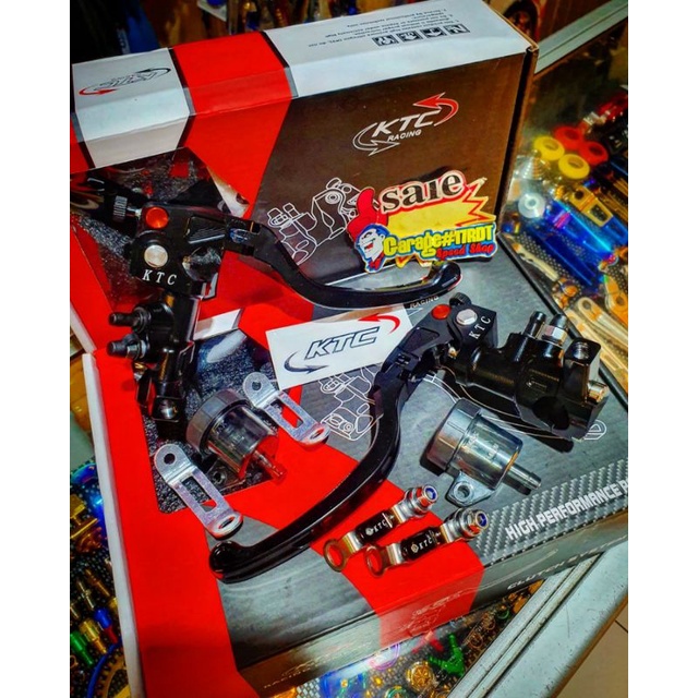 Jual Master Rem KTC Racing Kanan Kiri 2 Tabung Rem Hidrolik PCX ADV ...