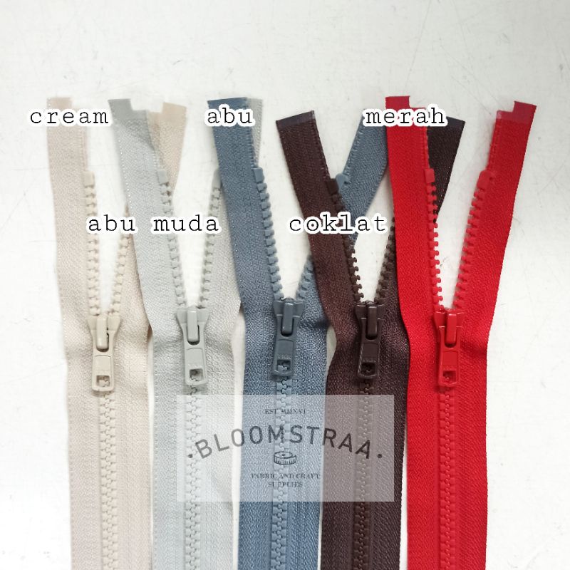 Jual Resleting Jaket YKK 70cm Sleting jaket YKK 28” Zipper Vislon YKK 70 cm | Shopee Indonesia