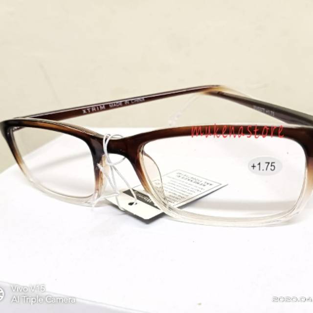 Jual Kacamata baca erico lim coklat plus (+) 100 sampai 300 | Shopee ...