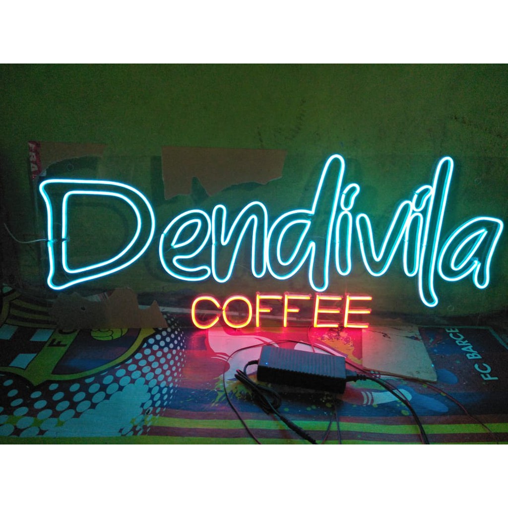 Jual Lampu LED Custom Neon Flex sign Custom With Free Design | Shopee ...
