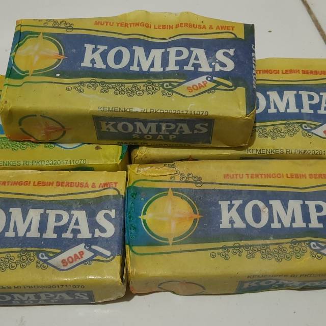 Jual Sabun batang KOMPAS / sabun jadul batangan | Shopee Indonesia