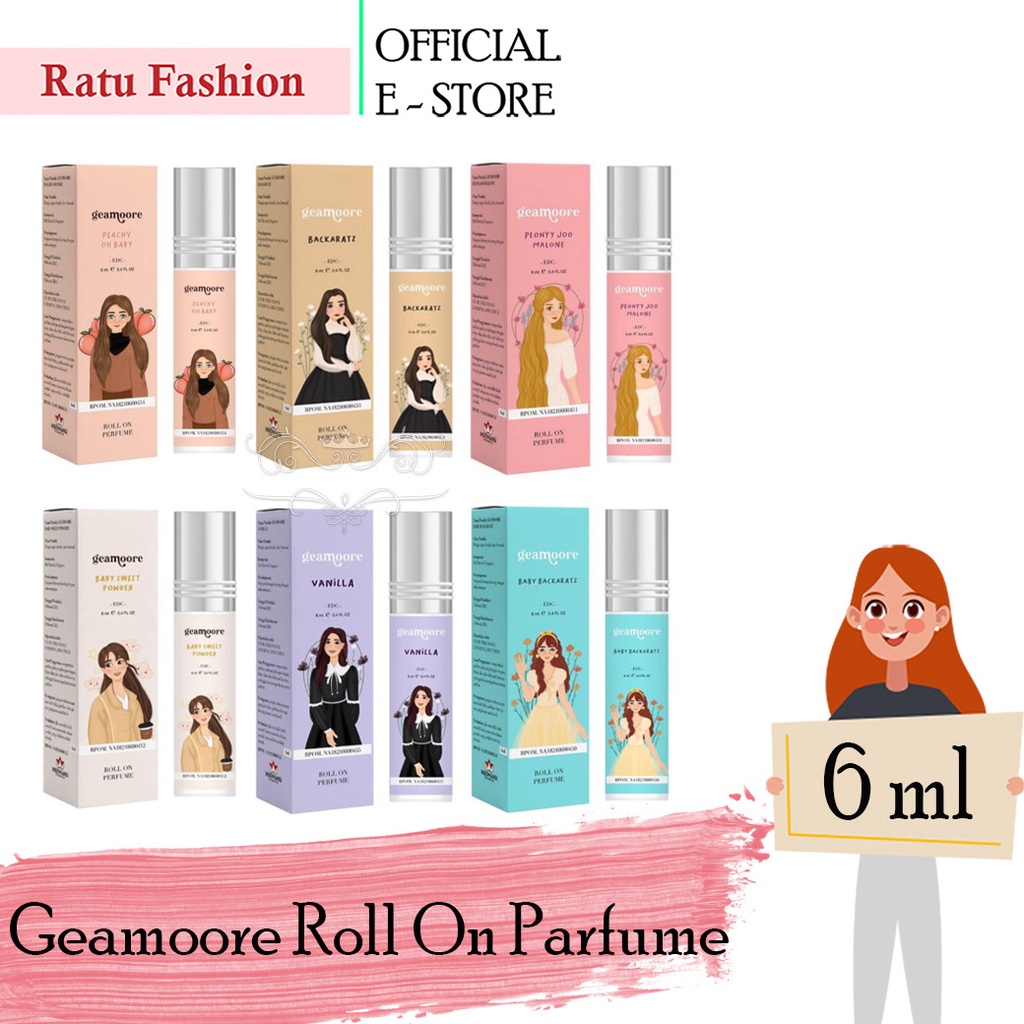 Jual GEAMOORE Roll On Inspired Perfume 6 ml | Shopee Indonesia