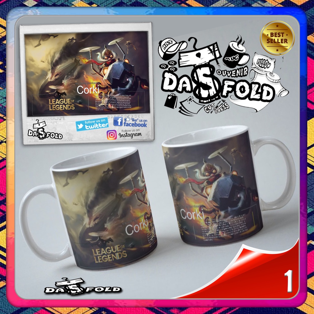 Jual Mug/Gelas/Cangkir Custom | Mug Gaming League of Legend Hero Vol 2 ...