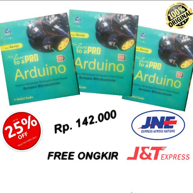 Jual Buku From Zero To A Pro Arduino Paduan Mempelajari Pembuatan Aneka Proyek Berbasis 